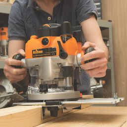 Triton MOF001 1400W 1/4" Electric Dual-Mode Precision Plunge Router ...