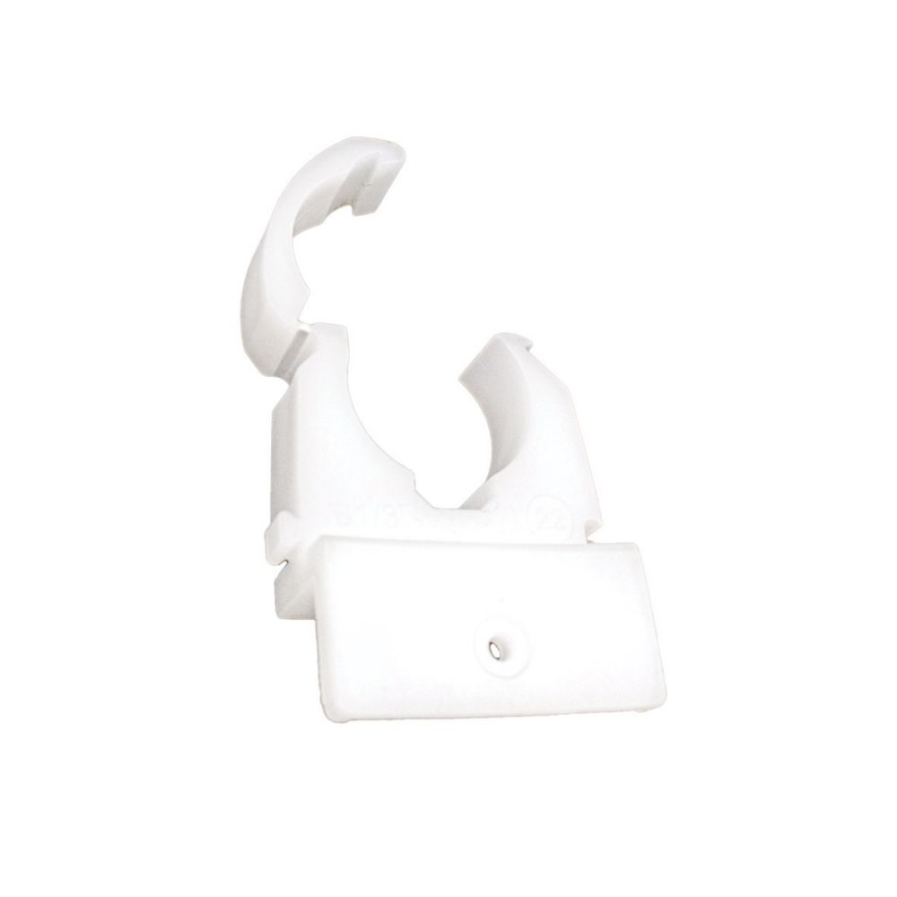 Talon 22mm Joist Pipe Clips Natural 100 Pack - Screwfix