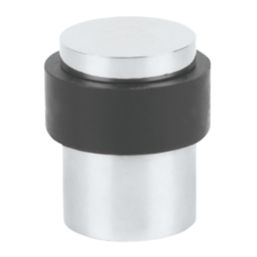 Eclipse Round Door Stop 30 x 41mm Polished Stainless Steel - Screwfix