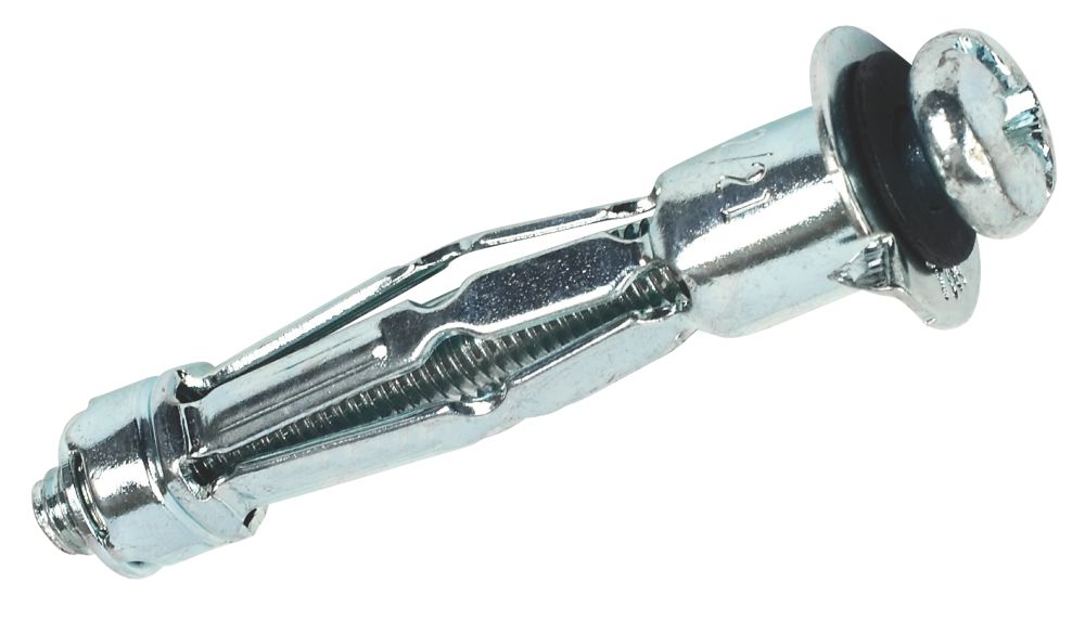 Rawlplug Hollow Wall Anchors M6 x 52mm 20 Pack - Screwfix