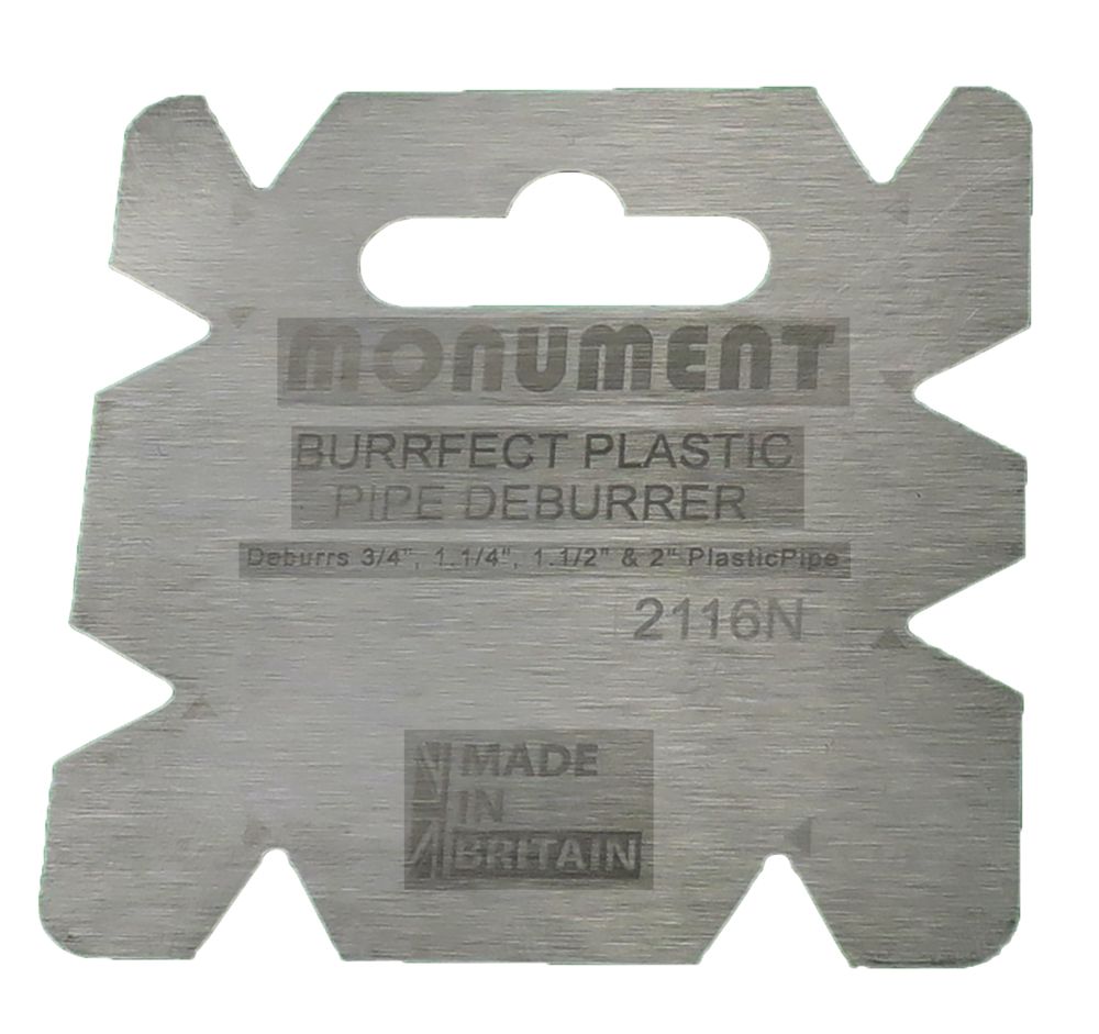 Monument Tools Internal & External Plastic Pipe Deburrer 19, 32, 38 ...