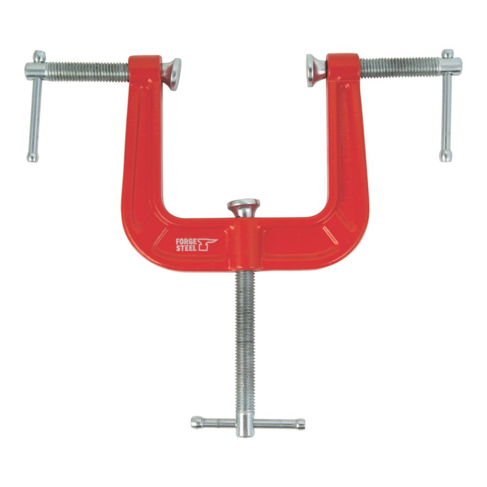 Forge Steel 3-Way G-Clamp 2.5" (60mm) - Screwfix