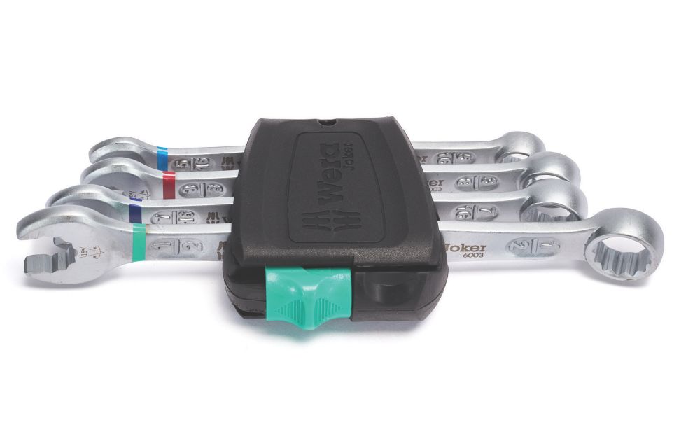 Wera 6003 Joker (1) Imperial Combination Spanner Set 4 Pcs - Screwfix