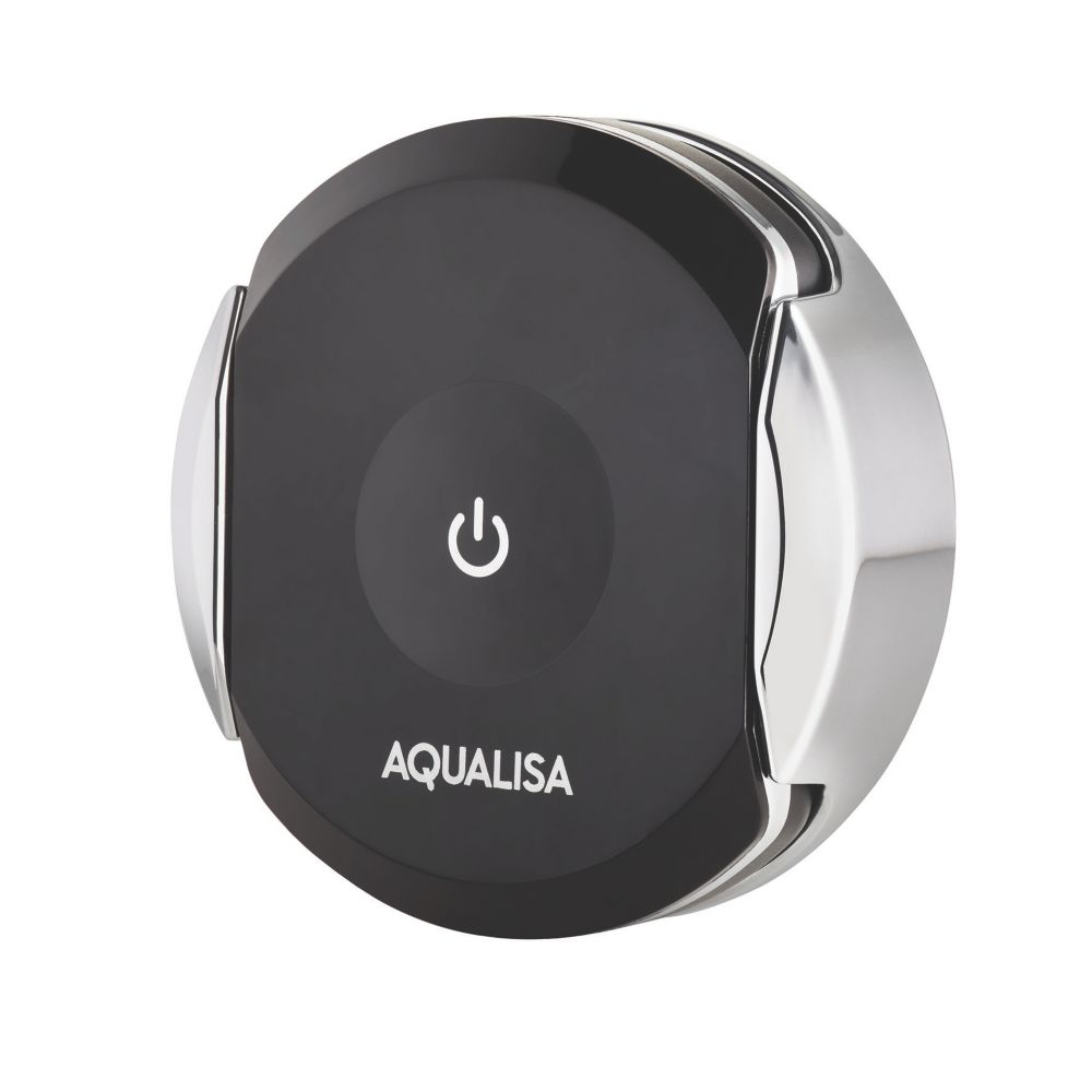 Aqualisa Optic Q Wireless Smart Shower Remote Control Black - Screwfix