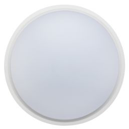 Luceco Eco Indoor & Outdoor Round LED Decorative Bulkheads Black/White ...