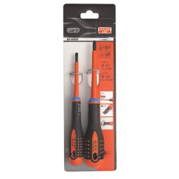 Bahco ERGO Mixed Combination Screwdrivers 2 Piece Set - Screwfix