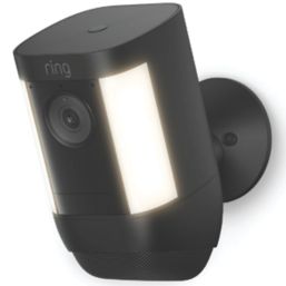 Ring Cam Pro Battery-Powered Black Wireless 1080p Outdoor Smart Camera ...