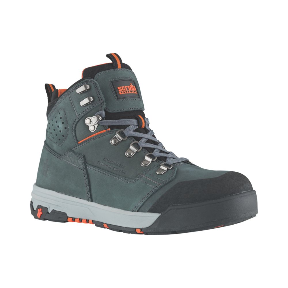 Scruffs Hydra Size 7 Teal Waterproof Safety Boots - Screwfix