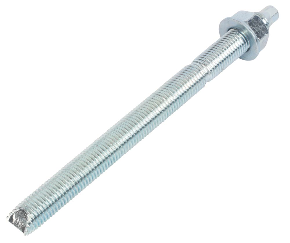 Rawlplug Zinc-Plated Steel Threaded Rods M20 x 260mm 5 Pack - Screwfix