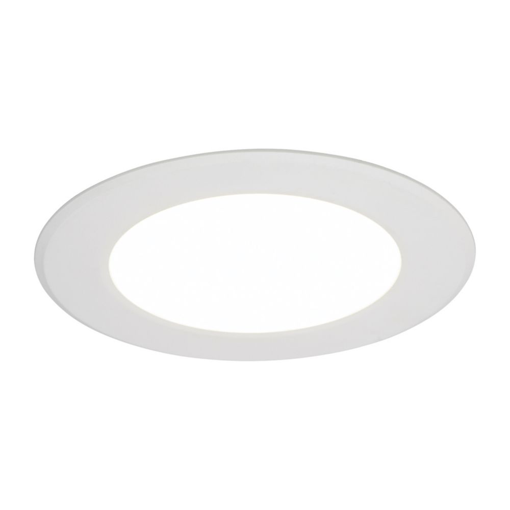 4lite Fixed LED Slim Downlight White 12W 1200lm - Screwfix