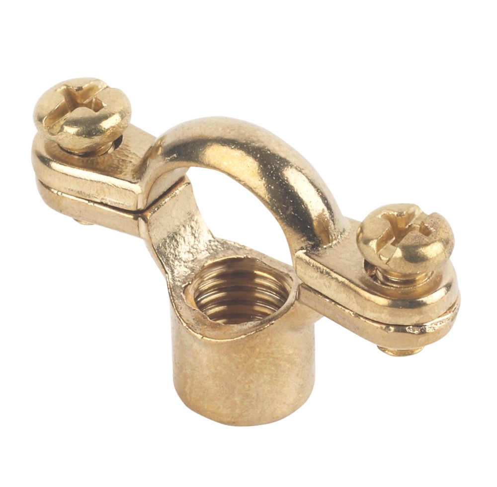 Essentials Brass Munsen Rings 15mm 10 Pack - Screwfix