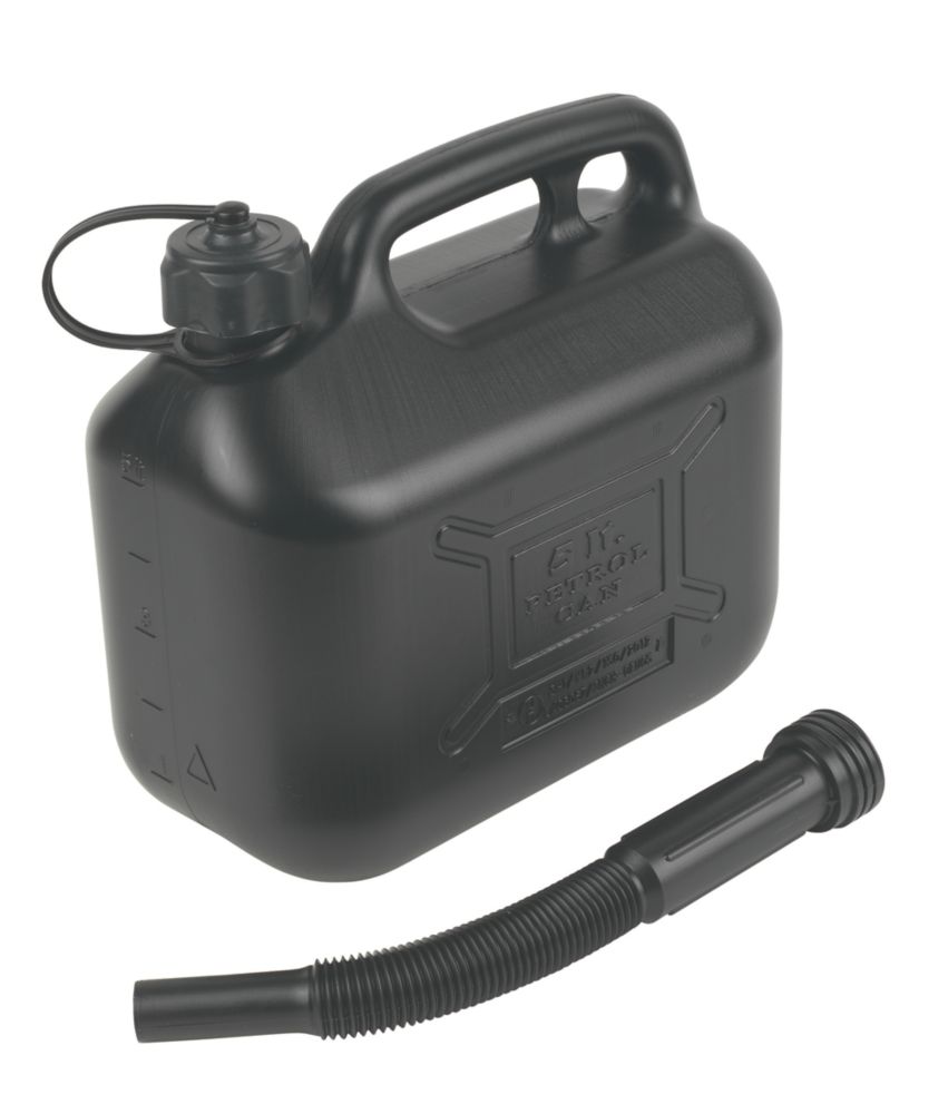 Hilka Pro-Craft Plastic Fuel Can Black 5Ltr | Fuel Pumps & Cans ...