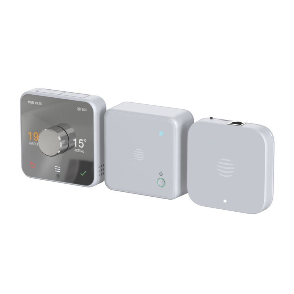 Hive V4 Wireless Heating OpenTherm Smart Thermostat White - Screwfix