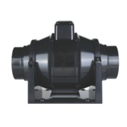 Manrose MF100T 100mm Inline Extractor Fan with Timer 240V - Screwfix