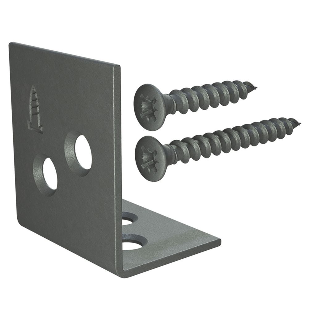 Deck-Tite Handrail Bracket Kit 60 Pcs | Decking Screws | Screwfix.ie