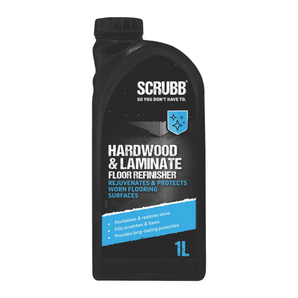 Scrubb Hardwood & Laminate Floor Refinisher 1Ltr - Screwfix