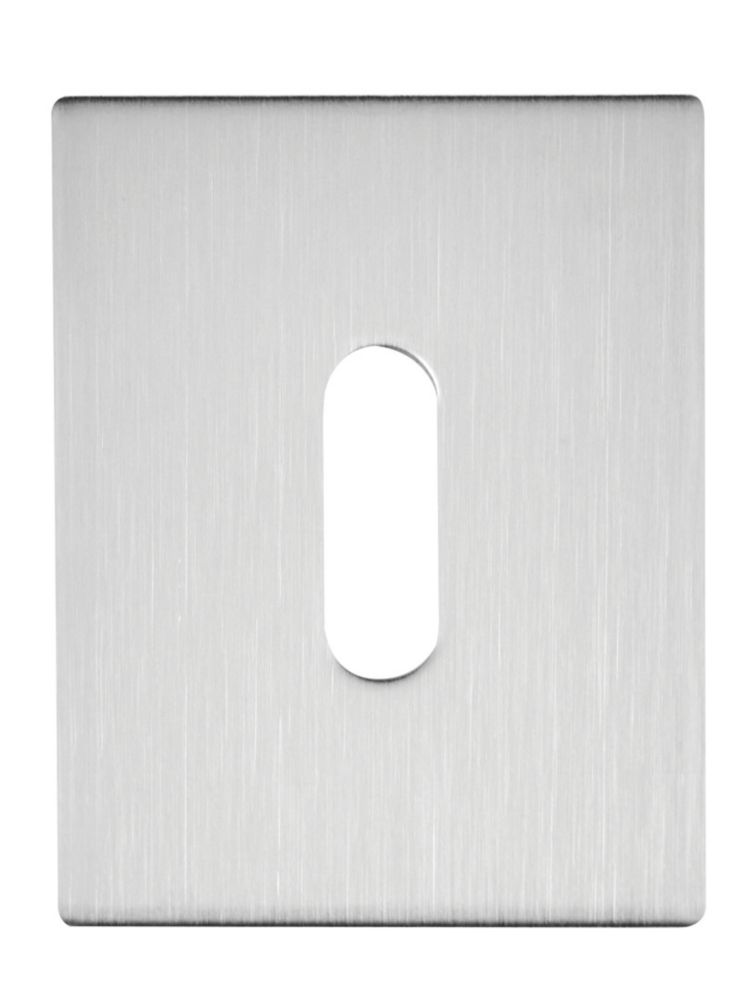 Eclipse Standard Escutcheon (Single) Satin Stainless Steel 45mm - Screwfix