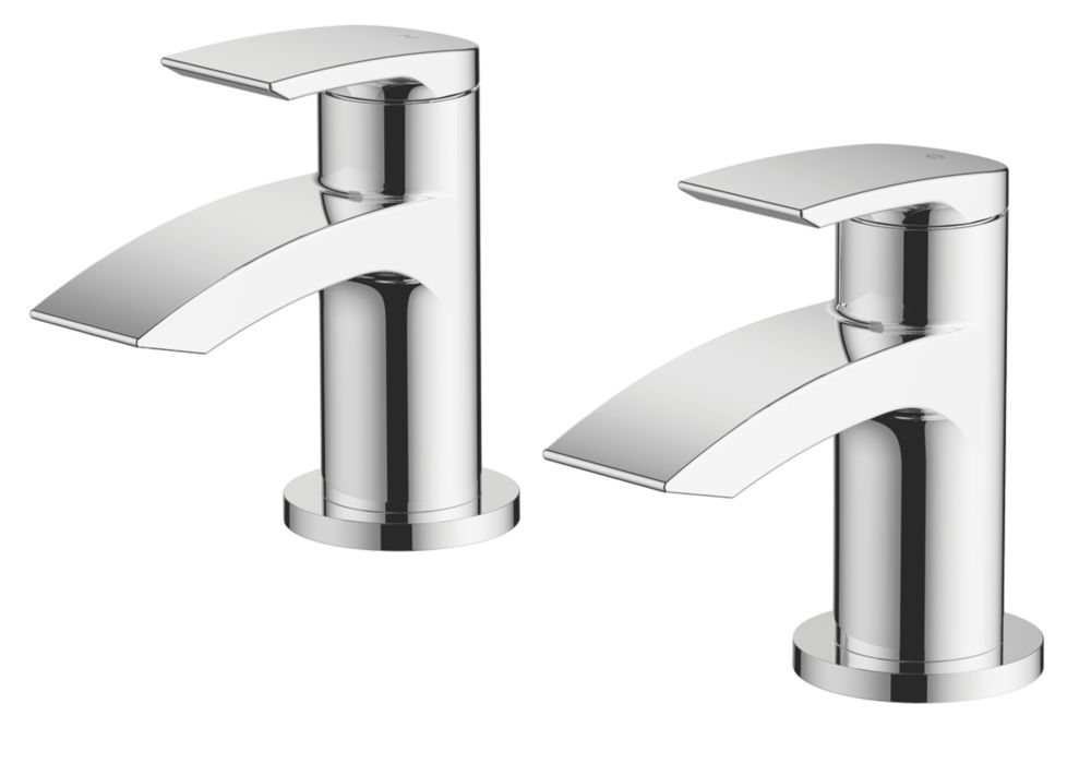 Wye Bathroom Basin Taps Pair | Basin Taps | Screwfix.ie