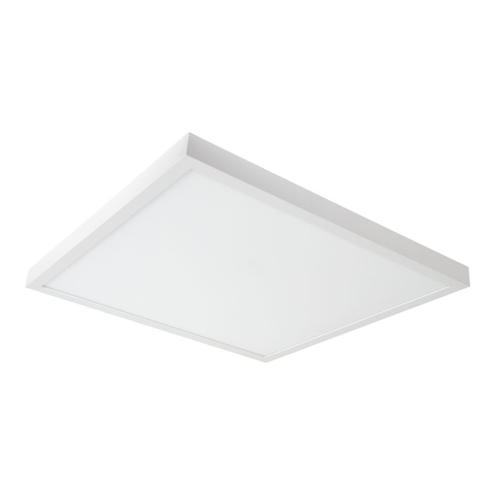 LAP Myko Square 595mm x 595mm LED Panel Light White 40W 4600lm - Screwfix