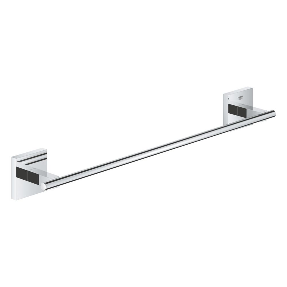 Grohe Start Cube Towel Rail Chrome 408mm x 60mm x 34mm - Screwfix