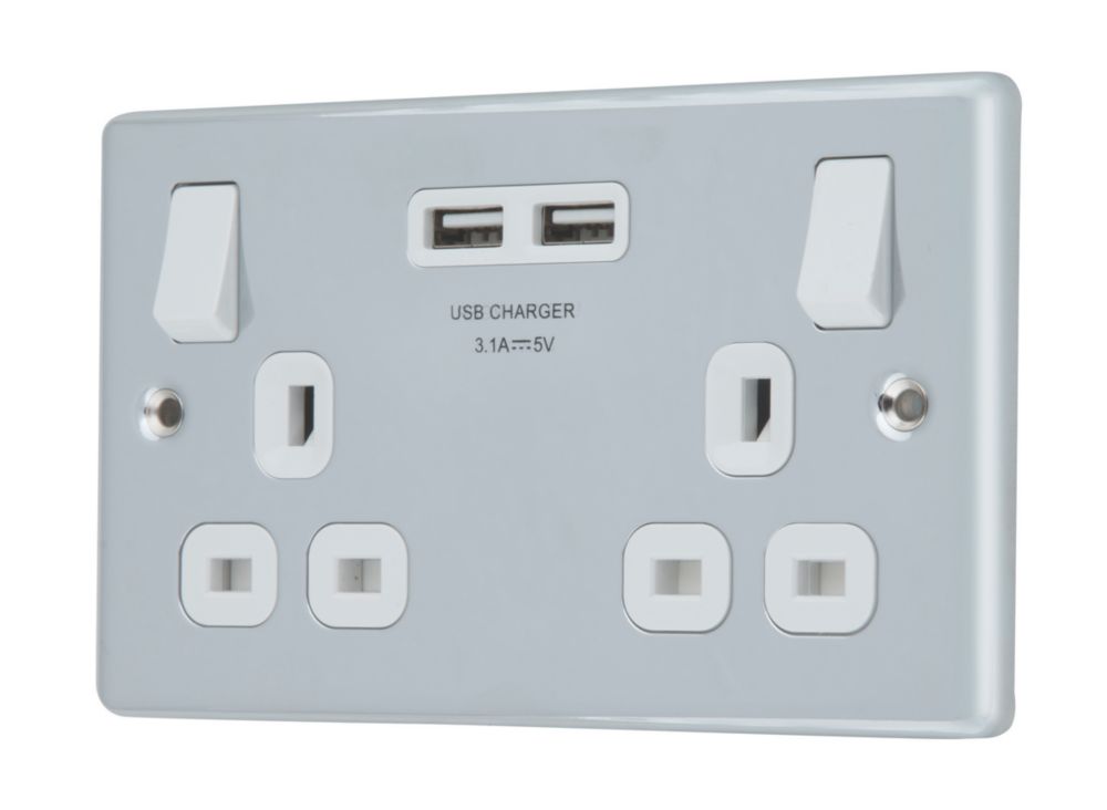 Double Sockets | 2 Gang Sockets | Screwfix.ie