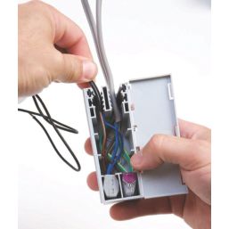 Wago 41A Junction Box 39 x 108 x 44mm Grey - Screwfix