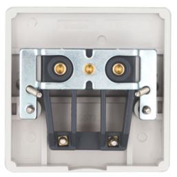 Vimark Pro 45A Unswitched Cooker Outlet Plate White - Screwfix