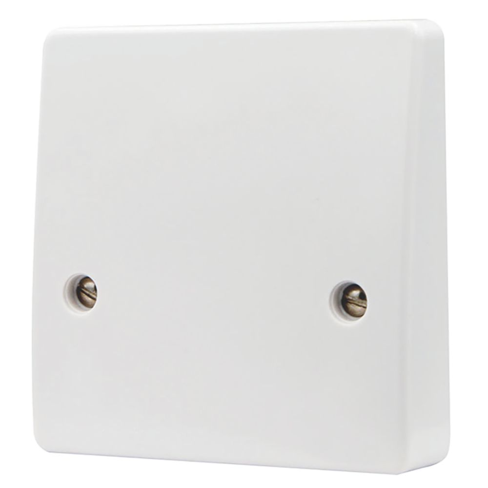 Vimark Pro 45A Unswitched Cooker Outlet Plate White - Screwfix