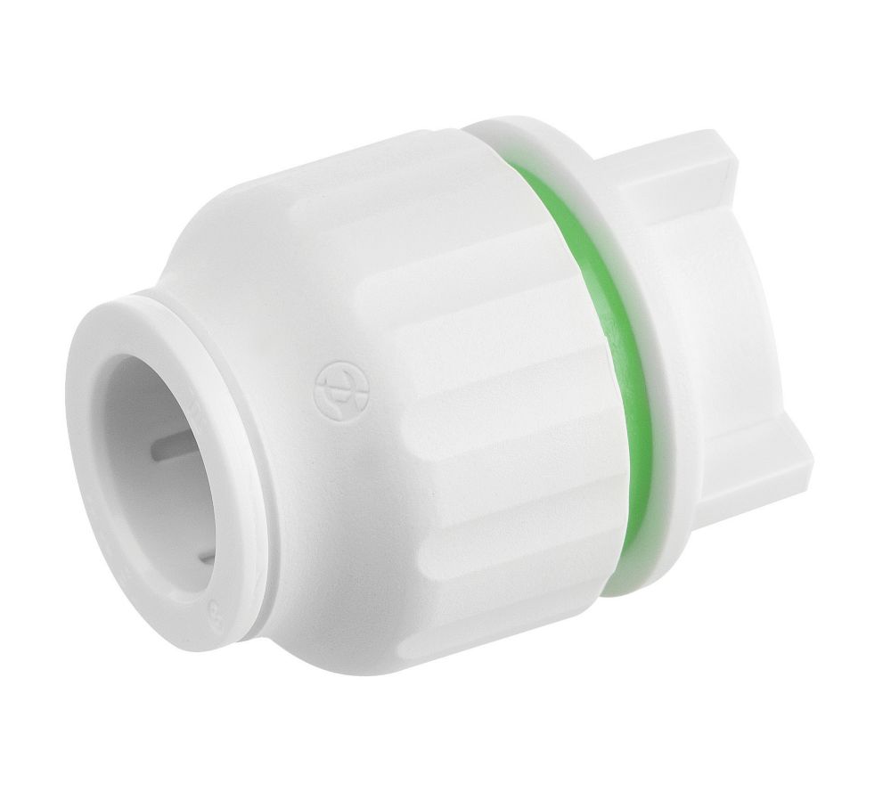 Flomasta Twistloc Plastic Push-Fit Stop End 15mm 2 Pack - Screwfix