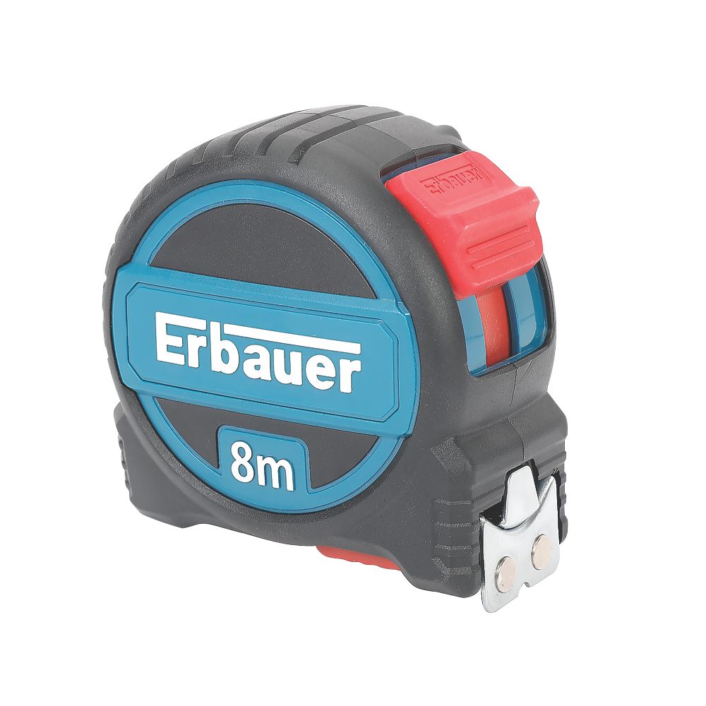 Erbauer 8m Tape Measure - Screwfix