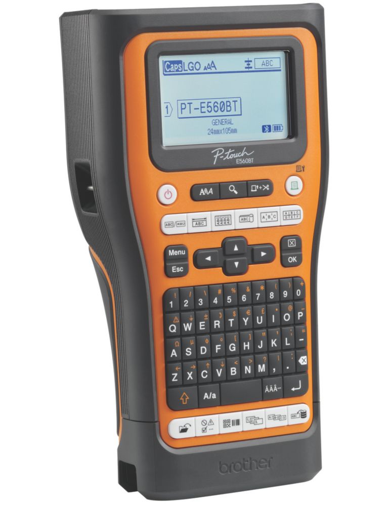 Brother PTE560BTVP Electricians Label Printer - Screwfix