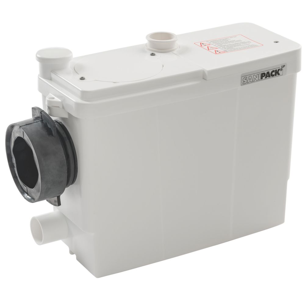 Saniflo Sanipack Pro Up Macerator Pump 400W 220-240V - Screwfix