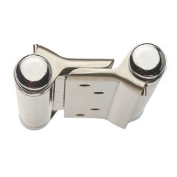 Smith & Locke Satin Nickel Spring Hinge 150mm x 153mm - Screwfix