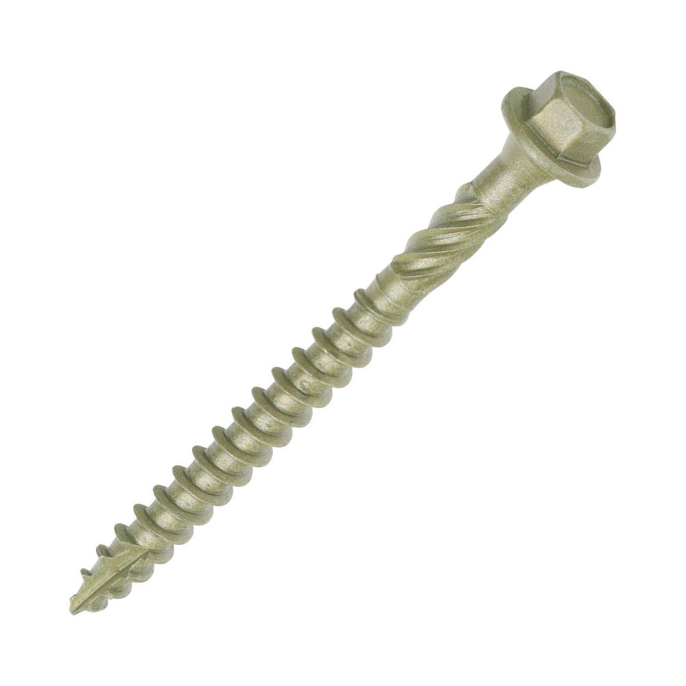 Timco Hex Socket Timber Frame Construction & Landscaping Screws 6.7mm x ...