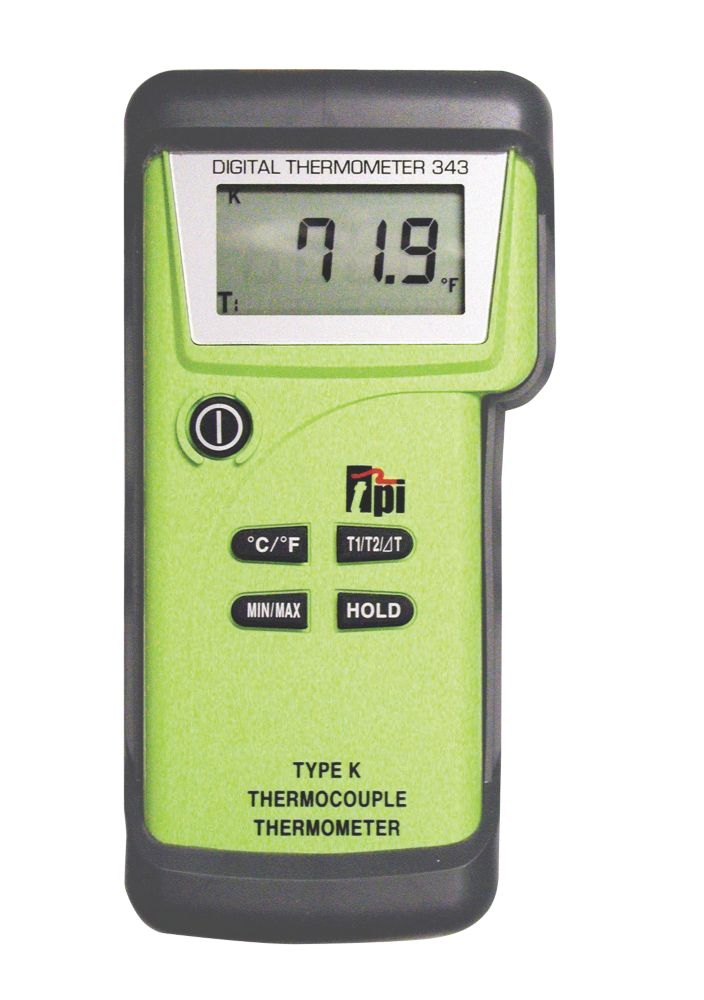TPI 343 K-Type Digital Thermometer - Screwfix