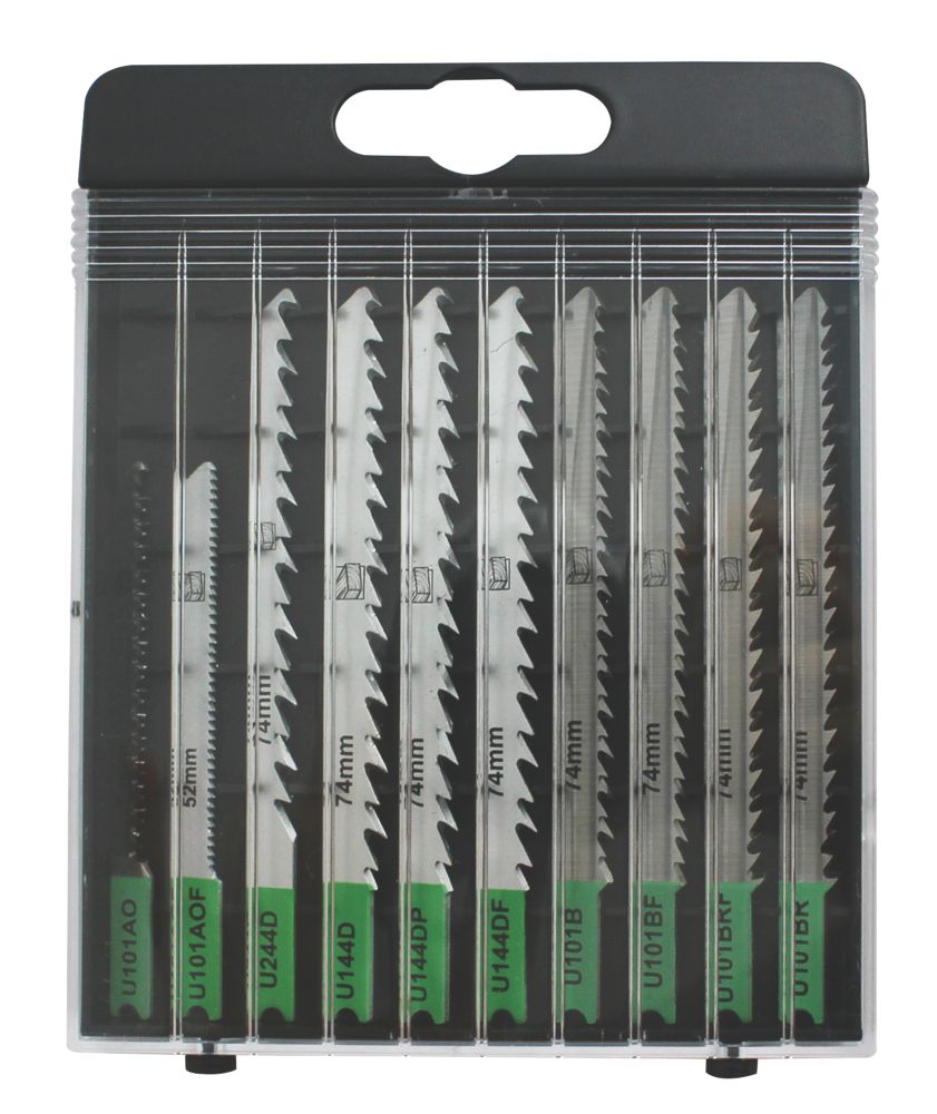 SJG26885 Wood Jigsaw Set 10 Pieces - Screwfix