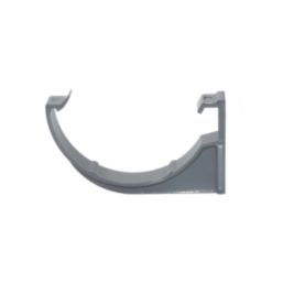 FloPlast MiniFlo uPVC Half Round Fascia Brackets Anthracite Grey 76mm ...