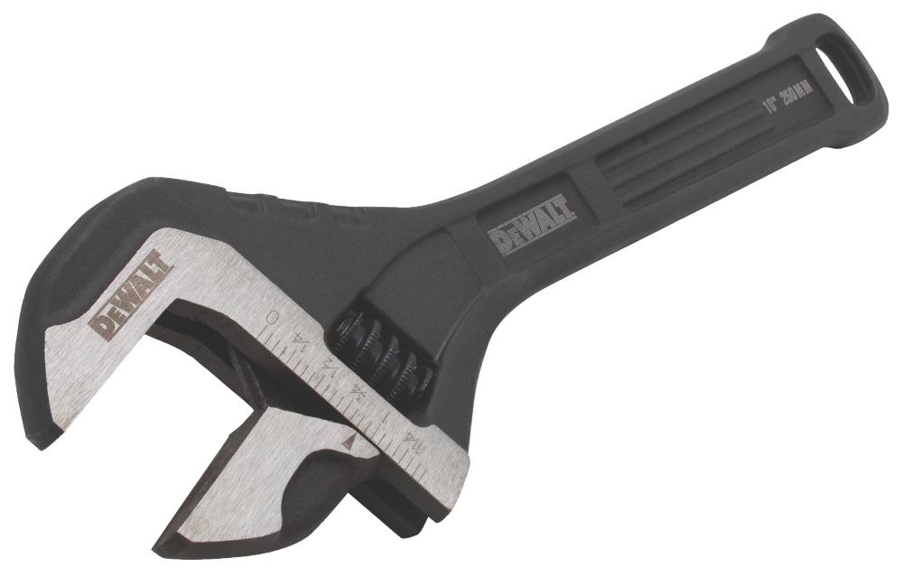 DEWALT Adjustable Wrench 10" - Screwfix