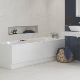 Grove Bath Front Panel-to-Go 1700mm White - Screwfix