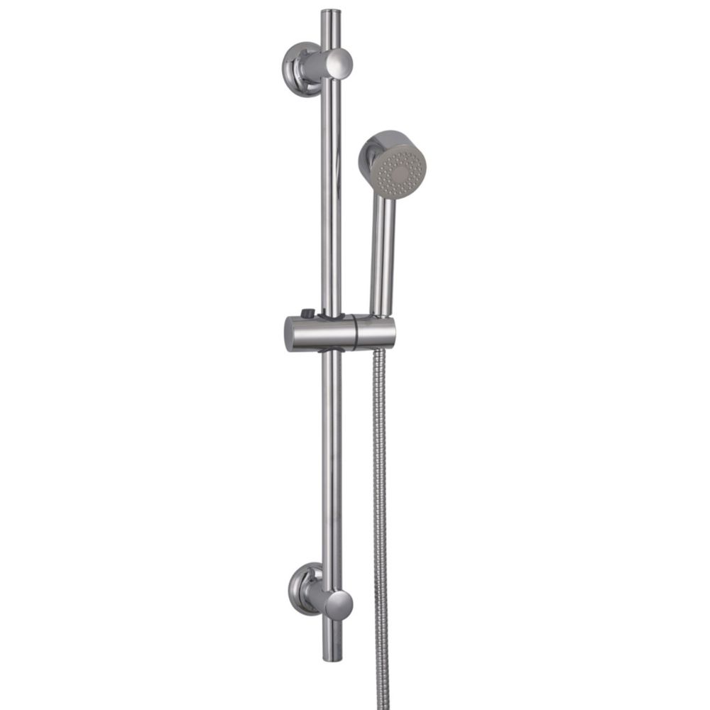 ETAL Mist Slide Rail Shower Kit Chrome - Screwfix