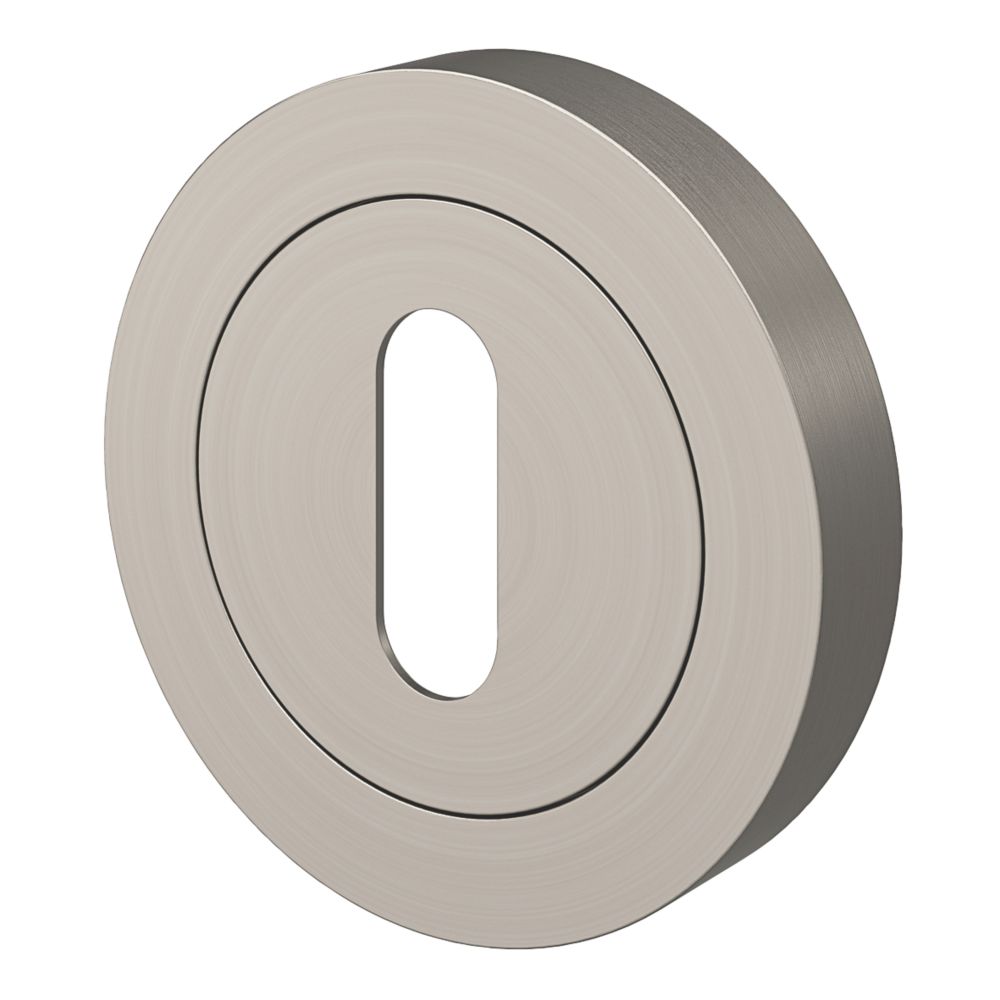 Smith & Locke Lormel Standard Escutcheon (Pair) Satin Nickel 50mm ...