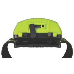 Luceco Rechargeable LED Head Torch Green 150lm - Screwfix