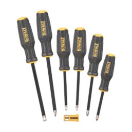 DEWALT MaxFit Mixed Demolition Screwdriver Set 6 Pieces - Screwfix