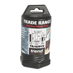 Trend TR/KFP/2 Kitchen Fitters Router Set 4 Pcs - Screwfix