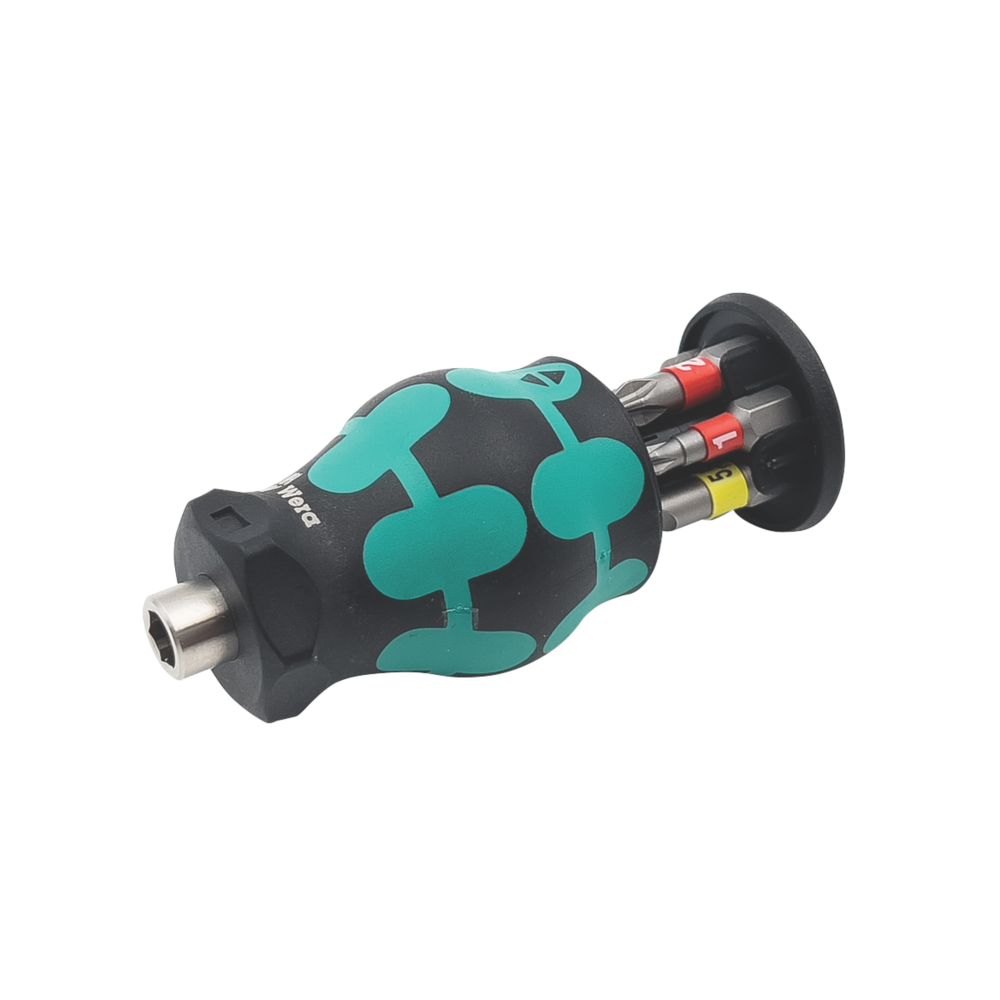 Wera Kraftform Kompakt Stubby Magazine 1 Interchangeable Screwdriver ...