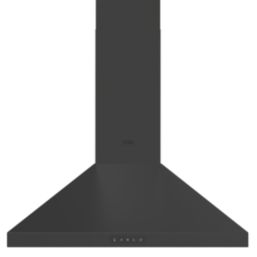 Cooke & Lewis Chimney Hood Black 598mm - Screwfix