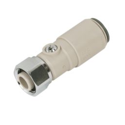 JG Speedfit Straight Valve & Tap Connector 15mm x 1/2" - Screwfix