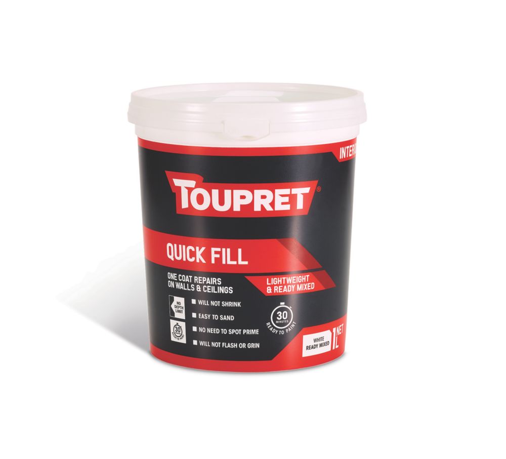 Toupret Interior Quick Fill 1Ltr - Screwfix