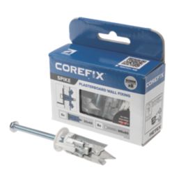 Corefix CFX132BL No Drill Heavy Duty Plasterboard Fixing 20mm x 60mm 8 ...