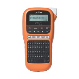 Brother PTE110 Electricians Label Printing Machine - Screwfix